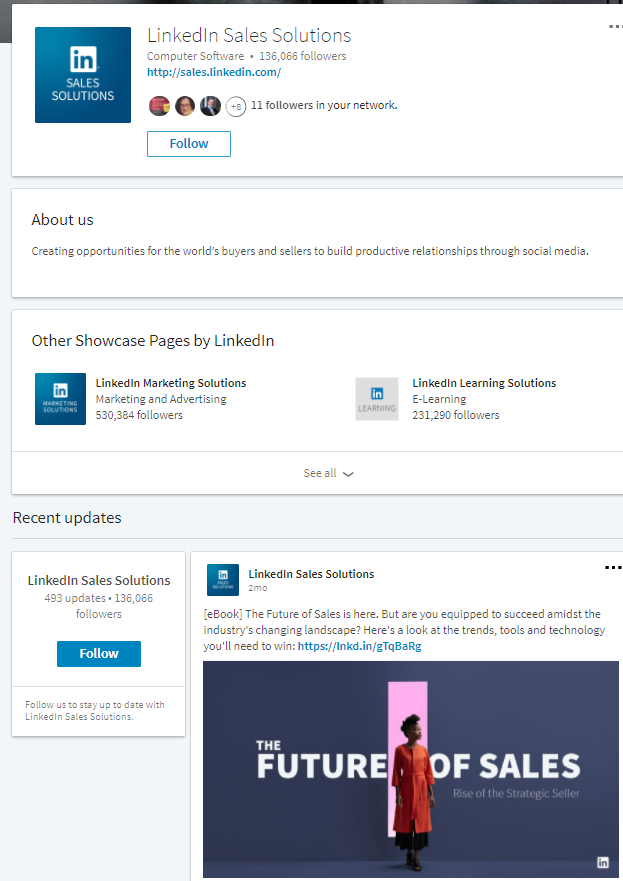 LinkedIn Showcase Pages - Sunhouse Marketing